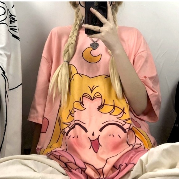 Casitadejiji Tops Sailor Moon Oversized 9s Tshirt L3xl Poshmark